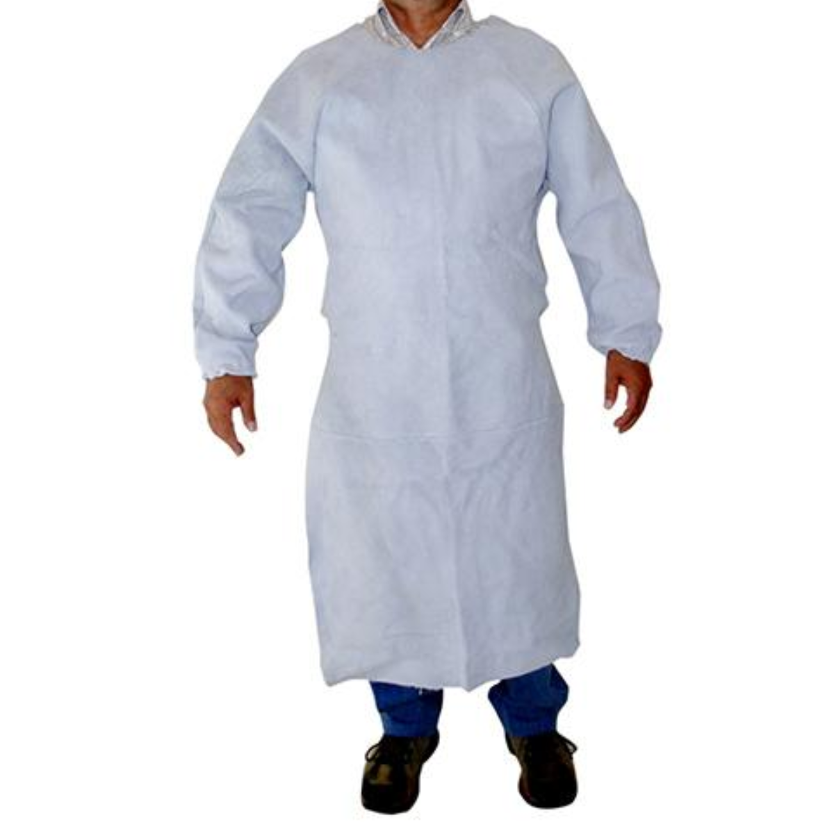 Avental de Raspa com Mangas Soldador tipo Barbeiro 120x060cm CA 41078 ...