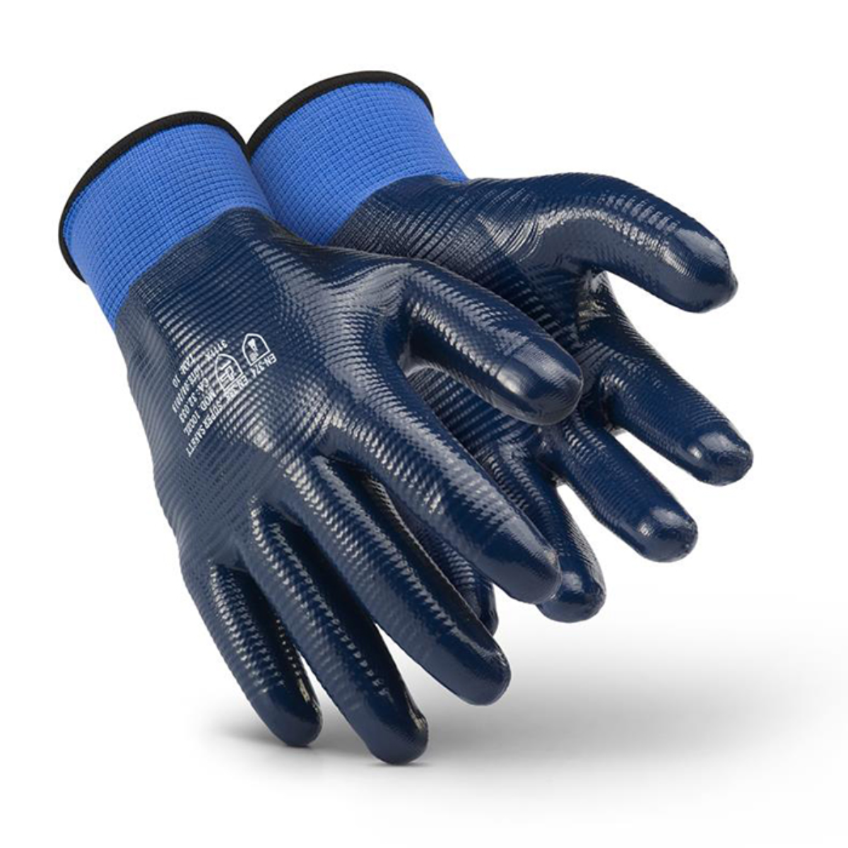 Luva de malha com banho nitrílico Total SS1002L Super Safety CA 49434 ...