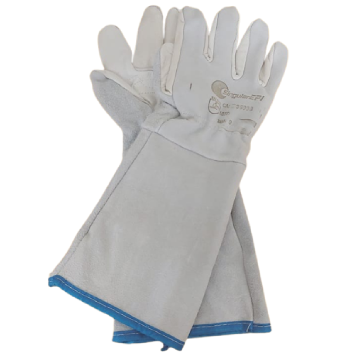 Luva Mista Raspa e Vaqueta modelo Petroleira punho 20cm CA 36998 ...