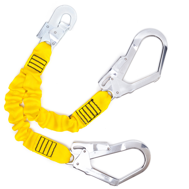 Talabarte duplo em Y sem ABS Elastizado gancho de 55mm 259 - Talabarte ...