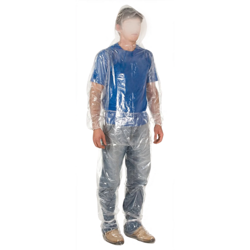 CONJUNTO POLIETILENO COM ELASTICO E CAPUZ TRANSPARENTE CA 30354/30355 ...