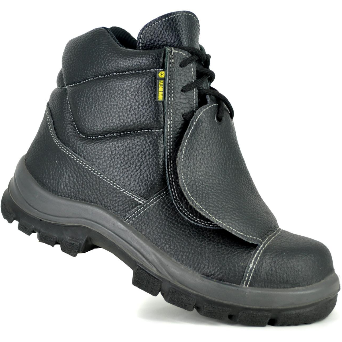 Botina Manobreiro de amarrar Bico Composite e Palmilha Anti Perfuro e ...